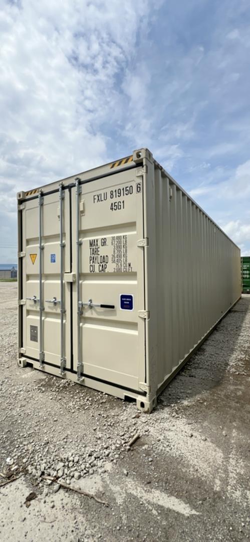 40' High Cube One Trip Double Door Shipping Container in Cincinnati ...